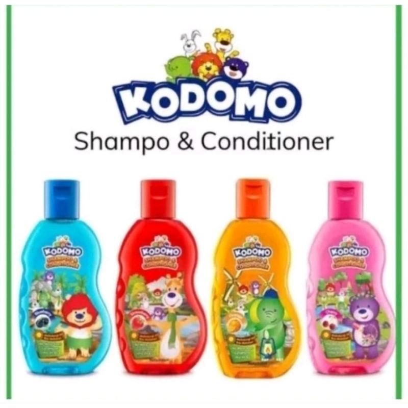 Jual KODOMO SHAMPOO & CONDITIONER 200ML - BLUEBERRY & STRAWBERRY | Shopee Indonesia