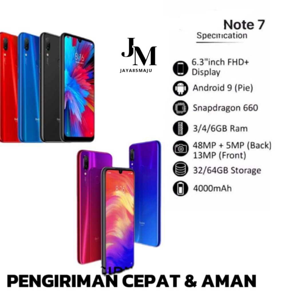 Jual SMARTPHONE HP NOTE 7 6GB/128GB 4000mAh Garansi 1 tahun | Shopee Indonesia