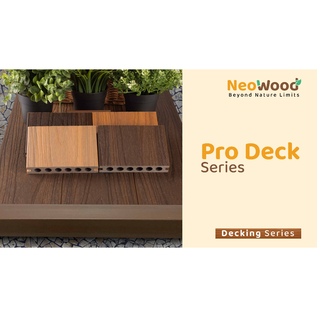 Jual Decking Lantai WPC Motif Kayu / Deck Floor Outdoor Pool / Neowood ...