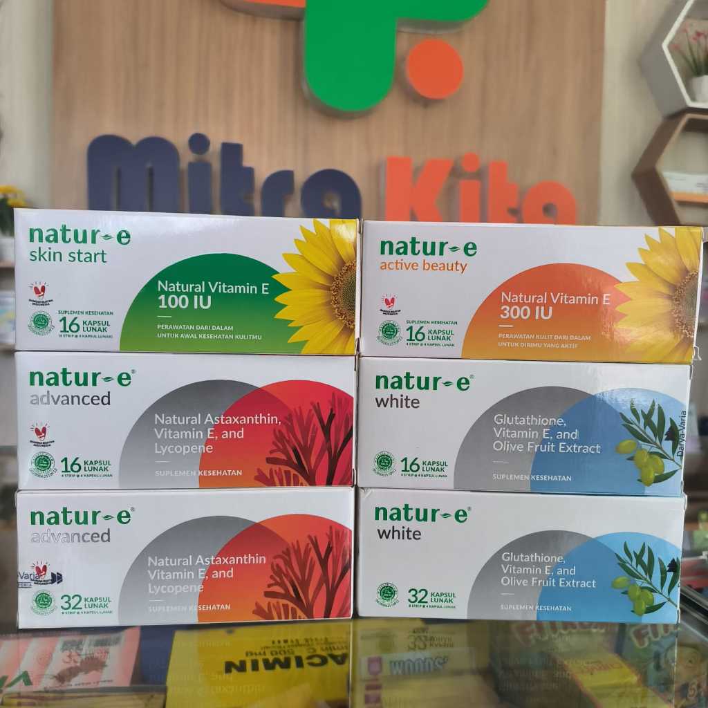 Jual NATUR-E Capsule 100IU || 300IU || Advanced || White Brightening ...