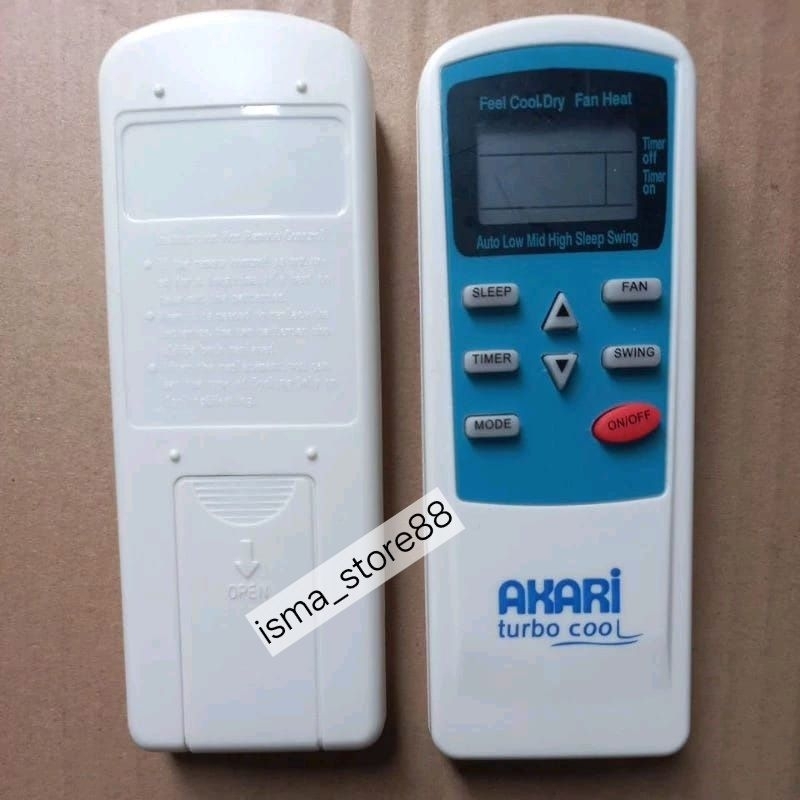Jual REMOT AC AKARI TURBO COOL/ARTIC/TCL | Shopee Indonesia