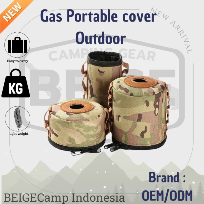 Jual Beige Cover tabung gas camping outdoor | Shopee Indonesia