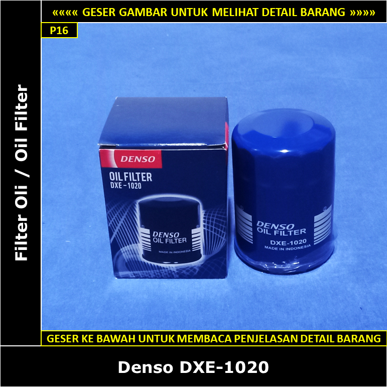 Jual Filter Oli Toyota Camry 2400 cc 2AZ ACV40 2006-2012 Denso DXE-1020 ...