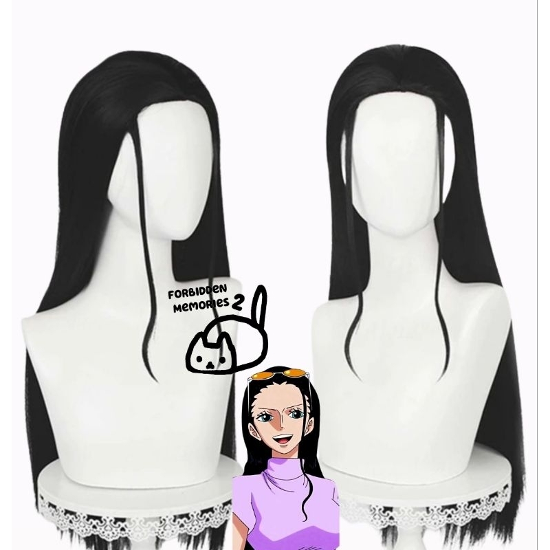 Jual Wig Cosplay Nico Robin Boa Hancock one piece | Shopee Indonesia