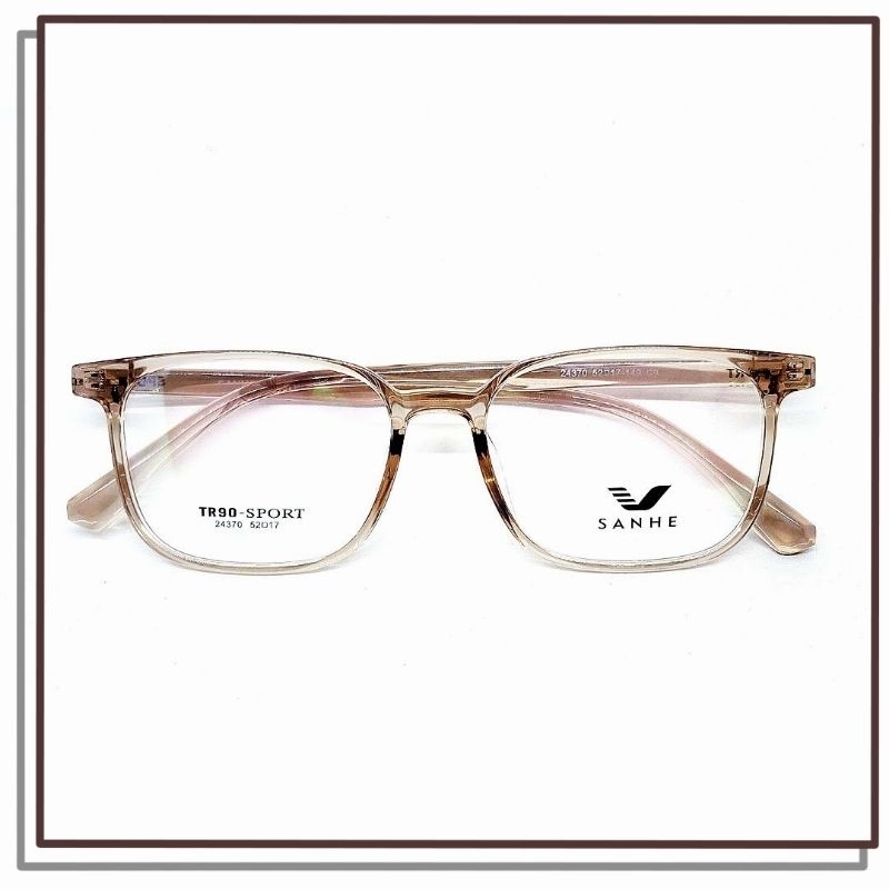 Jual FRAME KACAMATA PLASTIK SANHE 24370 Model Keren Transparan Gagang ...