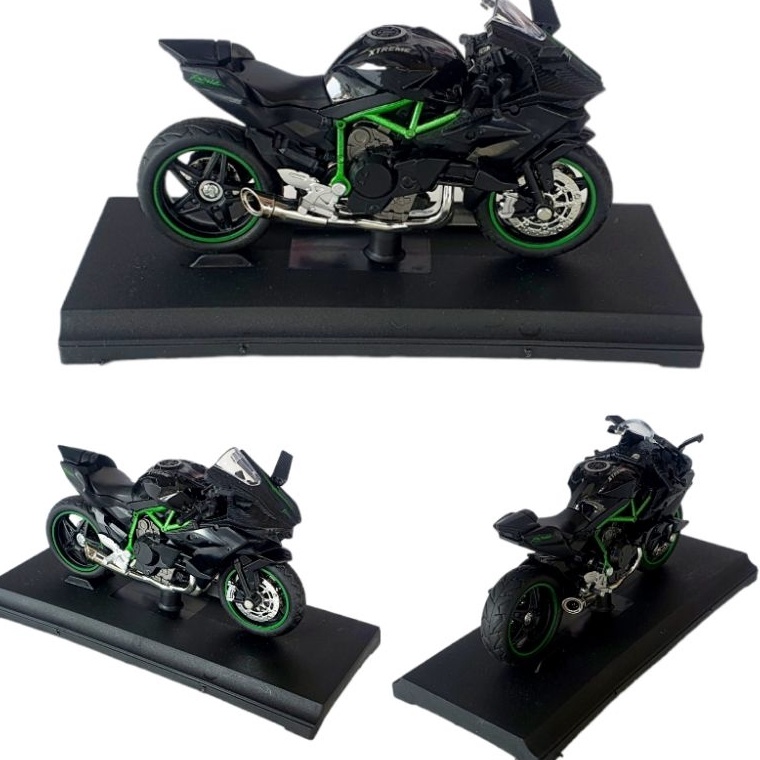 Jual KODE E19I DIECAST MOTOR BALAP GP KAWASAKI DIECAST MOTOR BALAP ...