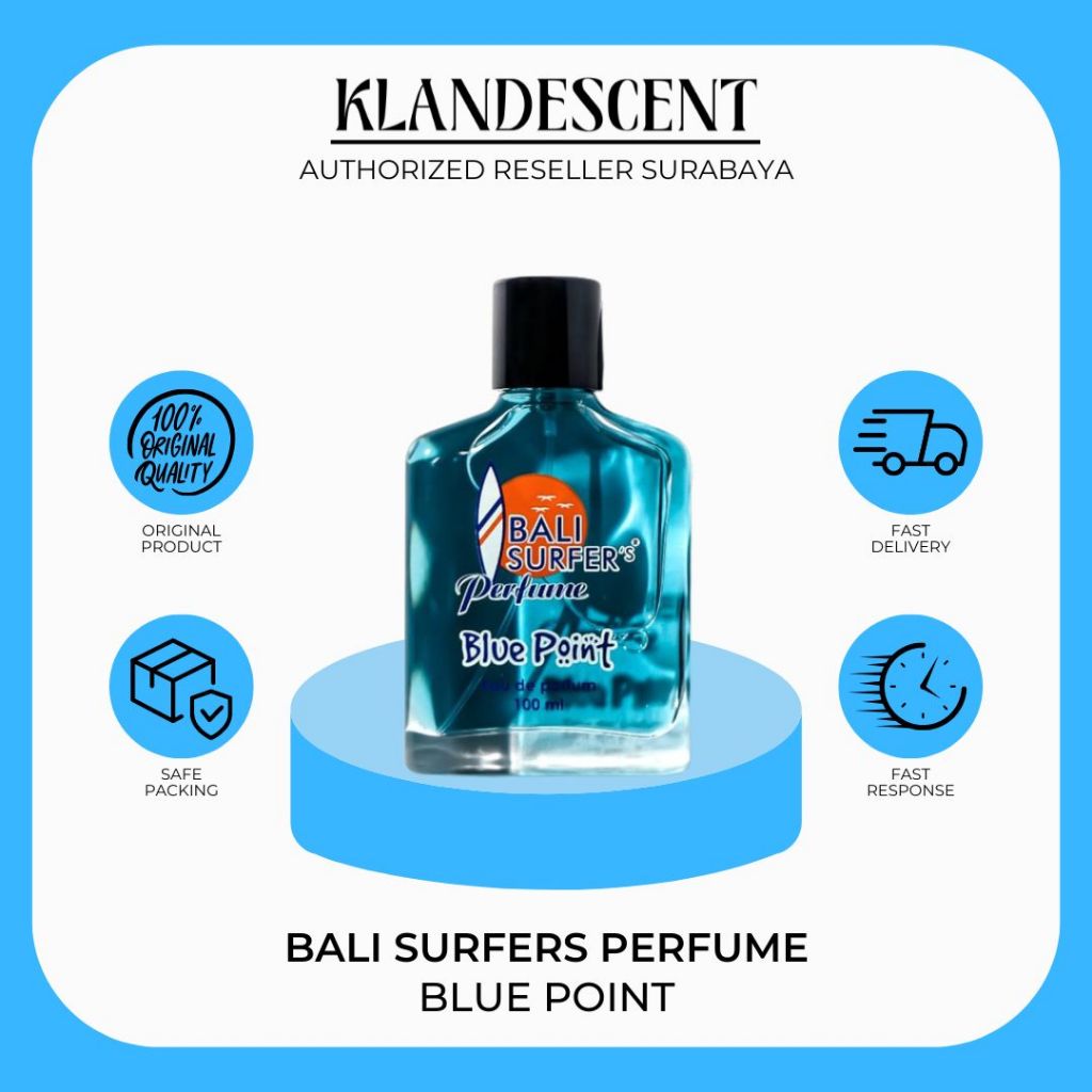 Jual Bali Surfers Perfume - Blue Point EDP | Shopee Indonesia