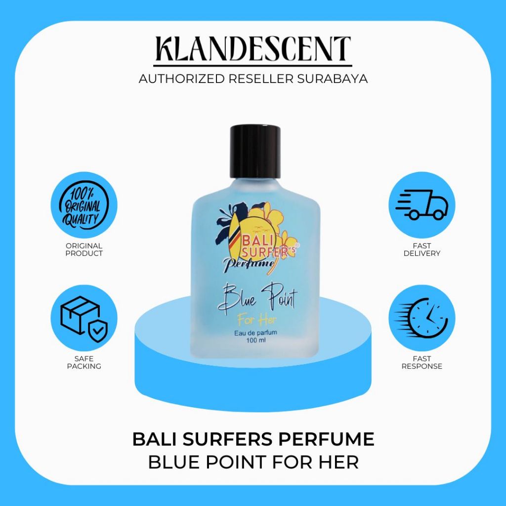Jual Bali Surfers Perfume - Blue Point For Her EDP | Shopee Indonesia