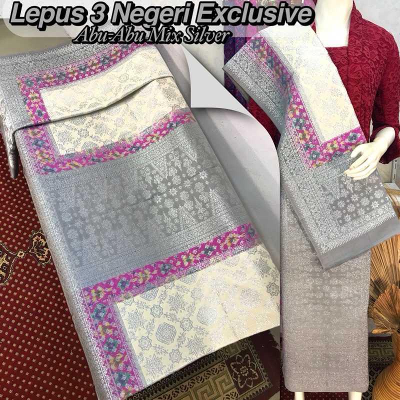 Jual SONGKET LEPUS 3 NEGERI KANDANG LIMAR - ILHAM SONGKET TENUN TANGAN ASLI PALEMBANG | Shopee ...