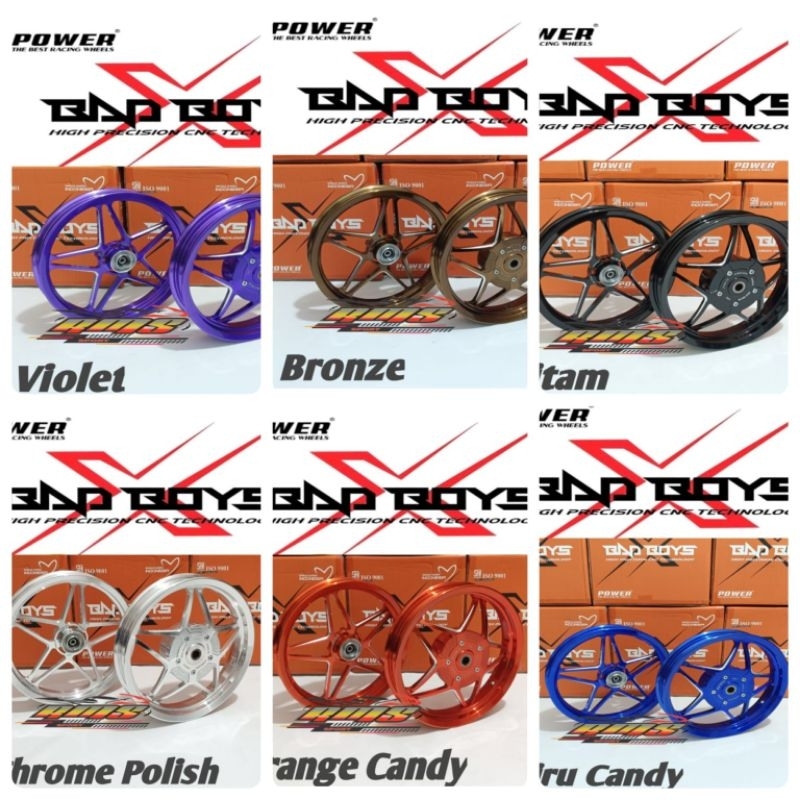 Jual POWER Velg Racing Bintang BAD BOYS Vario 110 125 150 Scoopy Beat ...