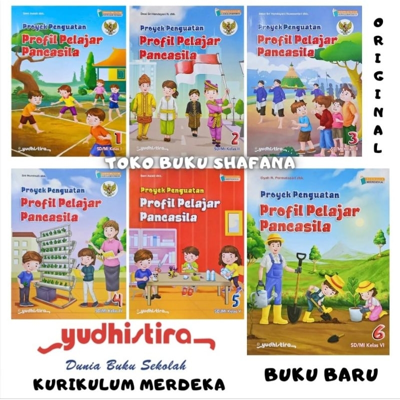 Jual Buku P5 Kelas 1 2 3 4 5 6 SD Yudhistira Kurikulum Merdeka - Proyek ...