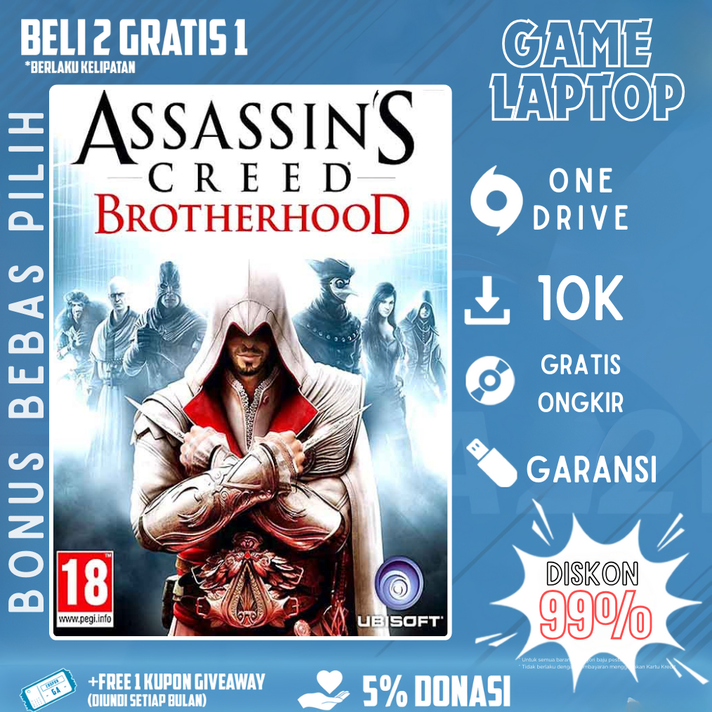 Jual Assassin’s Creed Brotherhood - LINK DOWNLOAD - GAME PC - GAME ...