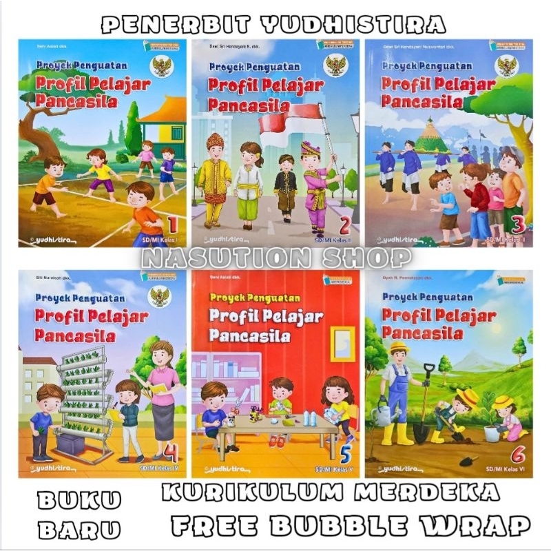 Jual Buku P5 Kelas 1 2 3 4 5 6 SD/MI Yudhistira Kurikulum Merdeka ...