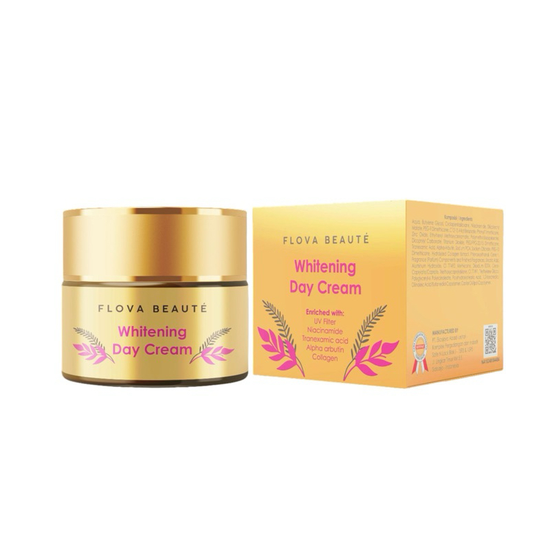 Jual FLOVA BEAUTE Whitening Day Cream & Bar Soap Gold Flova Beaute Plus ...
