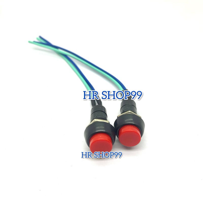 Jual 1pcs SAKLAR BULAT PUSH BUTTON ON OFF BULAT SAKLAR MOTOR SWITCH ...