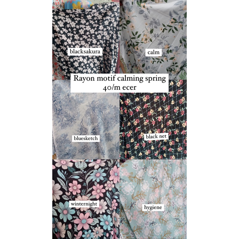 Jual Rayon motif new June 2024 | Shopee Indonesia