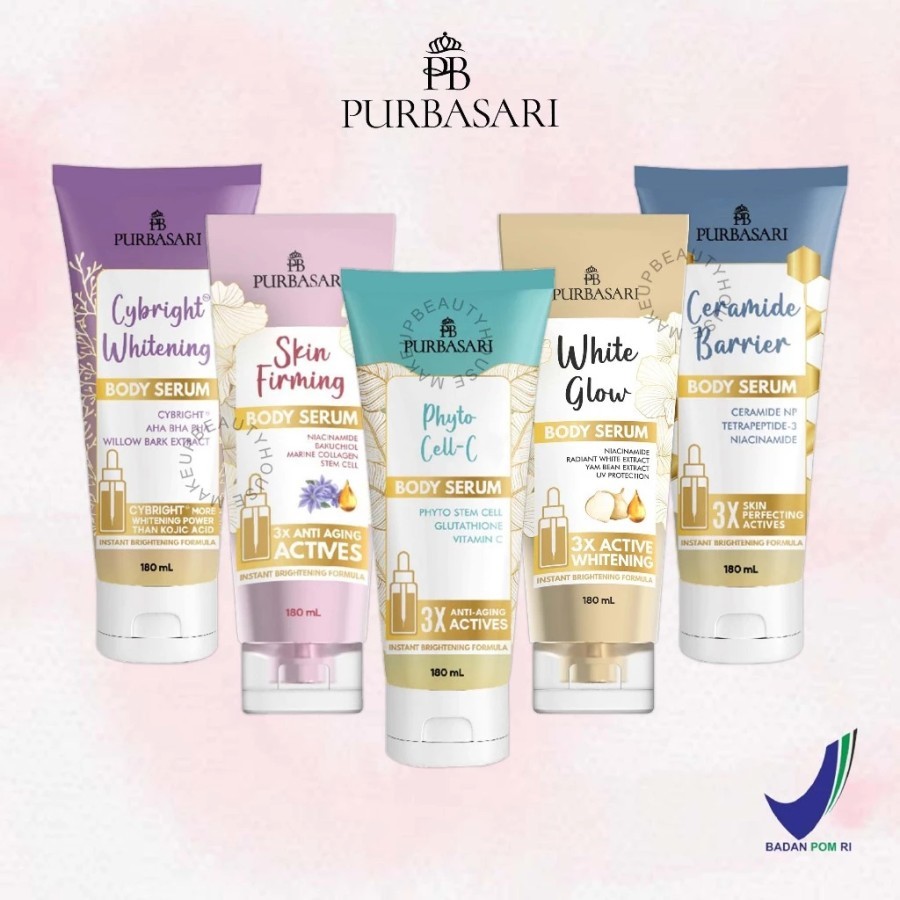 Jual Purbasari Body Serum 180ml 3x skin perfecting actives hand body ...