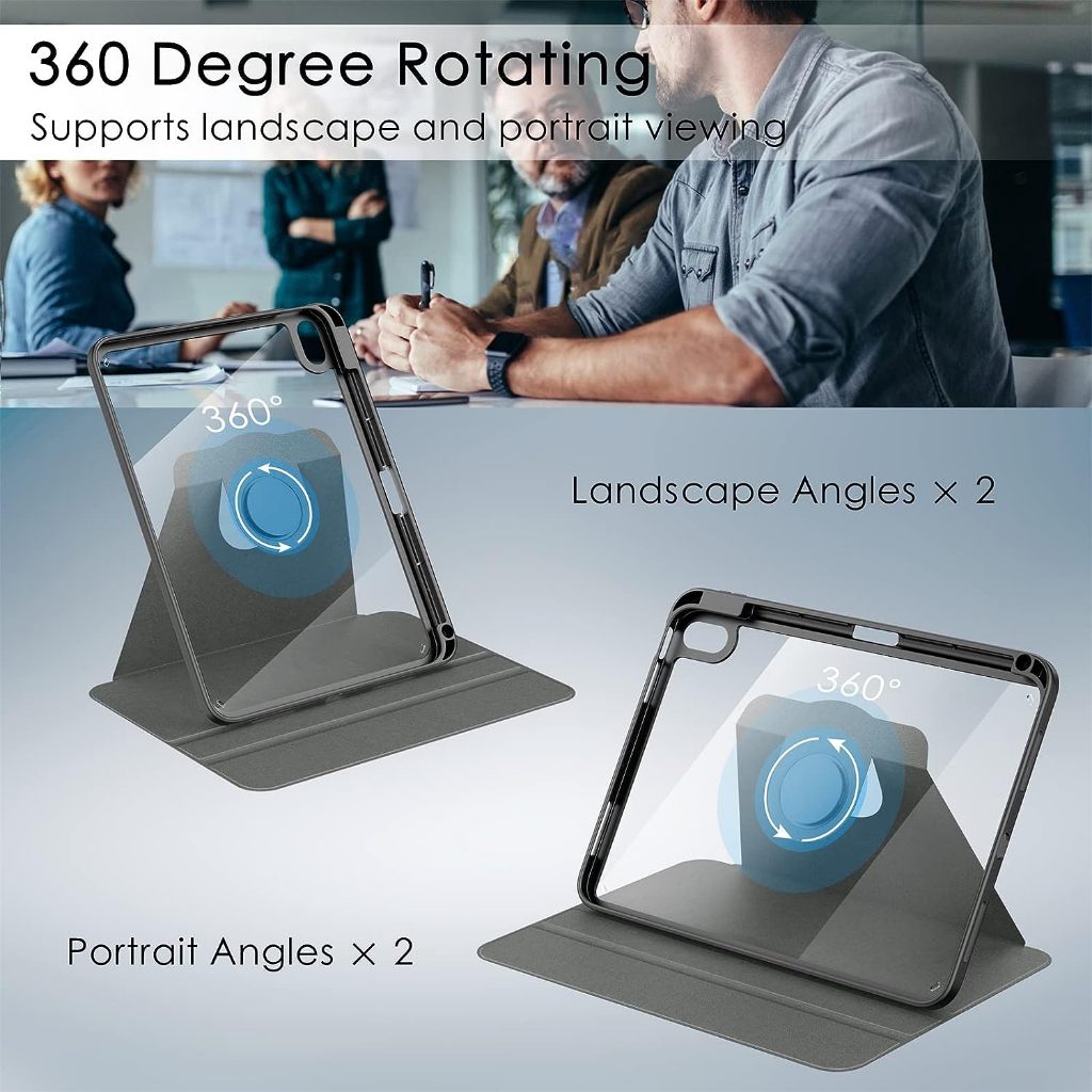Jual Case Samsung Galaxy Tab 720°Rotate Tab S9/S9Plus Acrylic Flip Case ...