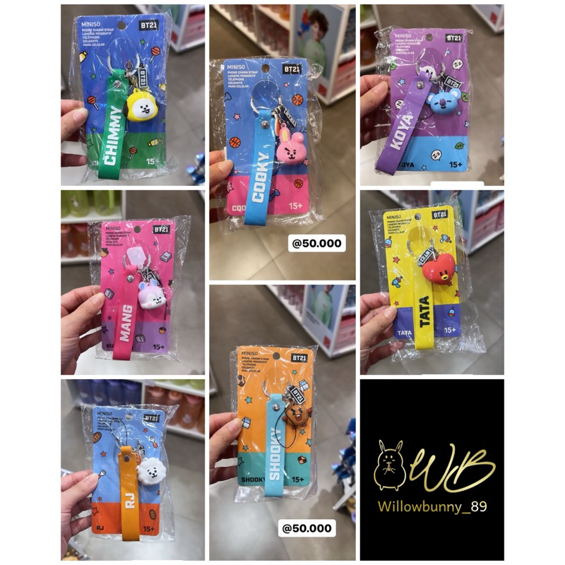Jual BT21 with Miniso Keychain Led | Keychain | BTS x Miniso Gantungan Kunci KOYA , RJ , SHOOKY ...