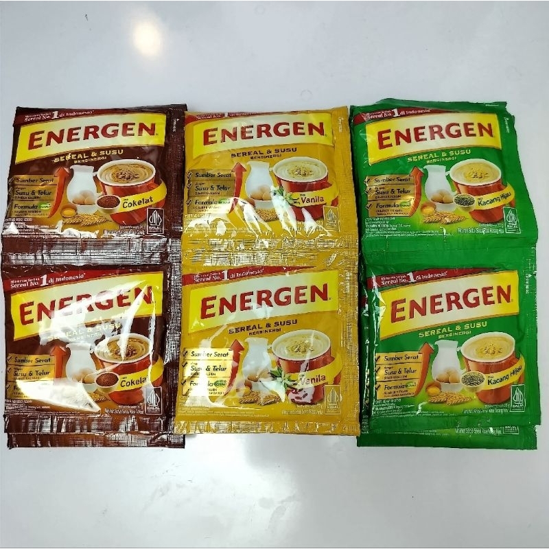 Jual ENERGEN RENCENG (1 renceng isi 10pcs) | Shopee Indonesia