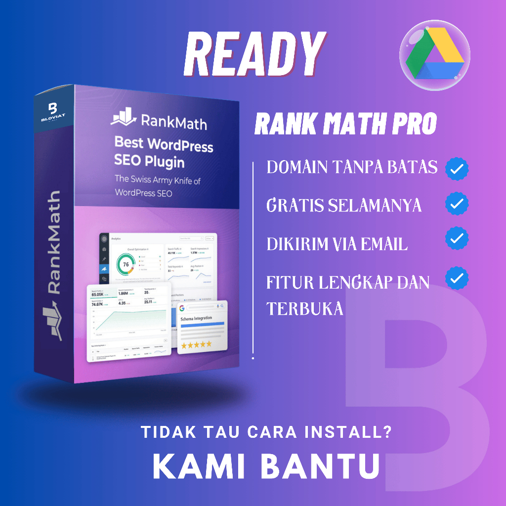 Jual Rank Math Pro Plugin Wordpress Premium Unlimited Domains Lifetime ...