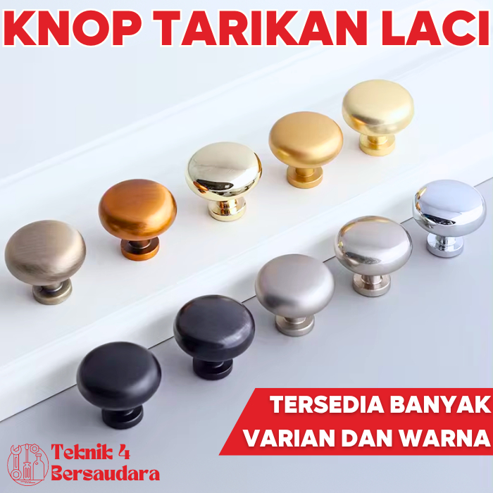 Jual Knob Knop Tarikan Pegangan Handle Laci Pintu Lemari Bintik Emas ...