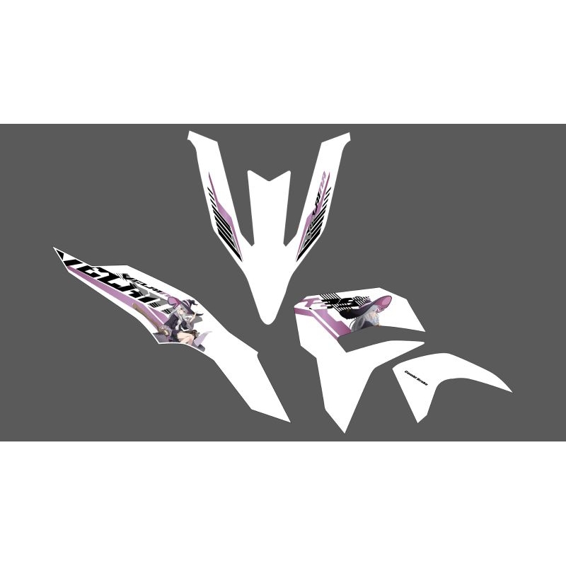 Jual STRIPING VARIO 125NEW GEN 2 TRANSPARAN MOTIF ANIME VELAIN ELEGAN ...