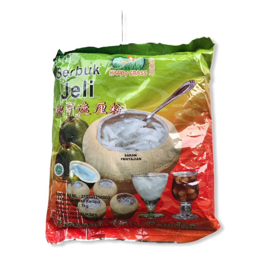 Jual Happy Grass Serbuk Jeli Kelapa Coconut Jelly Powder 1kg | Shopee ...