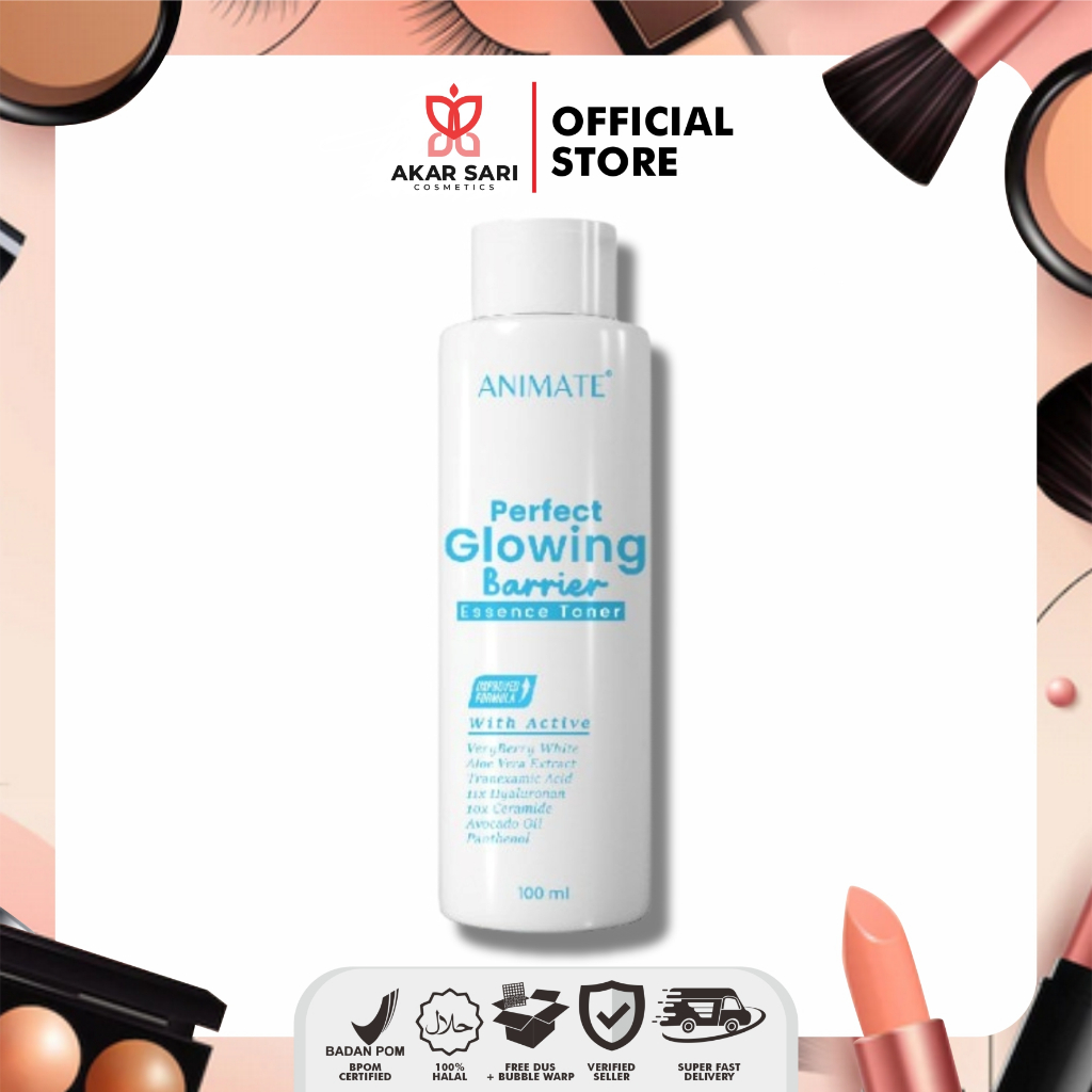 Jual ANIMATE PERFECT GLOWING BARRIER ESSENCE TONER - 100 ml | Shopee ...