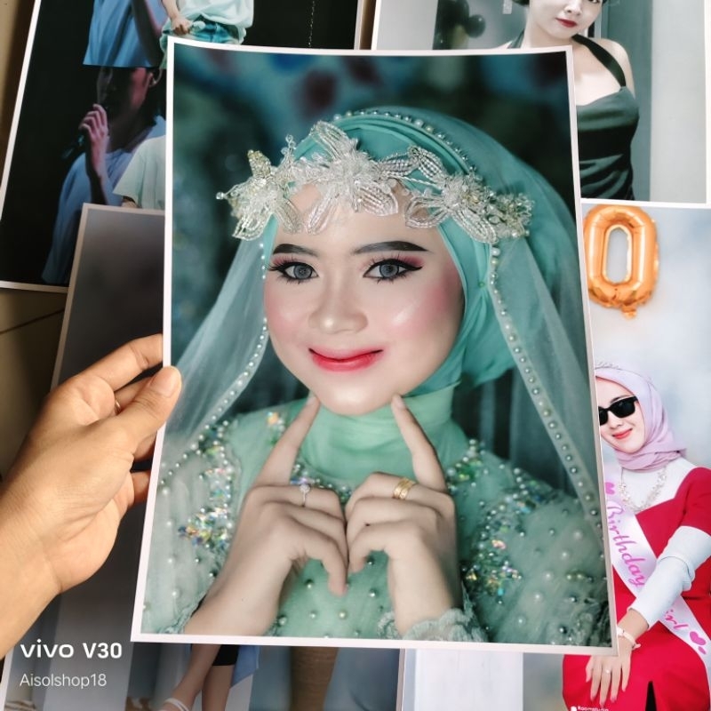 Jual Cetak Foto Ukuran 10R (20X30) Kertas Silky Doff | Shopee Indonesia