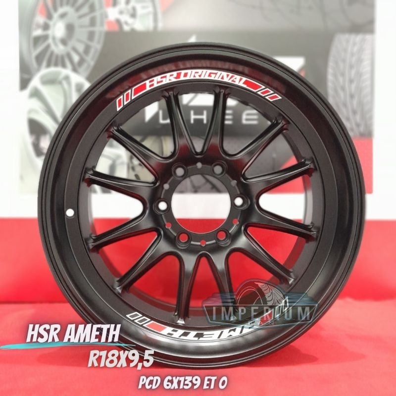Jual Velg Mobil Ring 18 Pcd 6x139 Hsr Ameth Pajero Fortuner Colorado ...