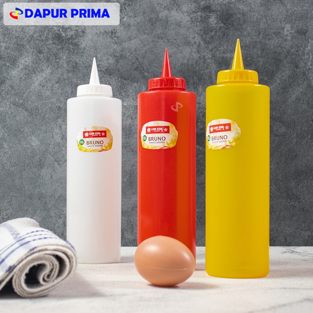 Jual BOTOL SAUS SAMBAL, MUSTARD DAN MAYONES - LS BRUNO SAUCE KEEPER ...