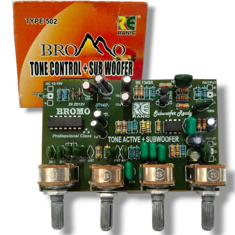 Jual TONE CONTROL STEREO PLUS SUBWOOFER BROMO RANIC TONE CONTROL STEREO ...