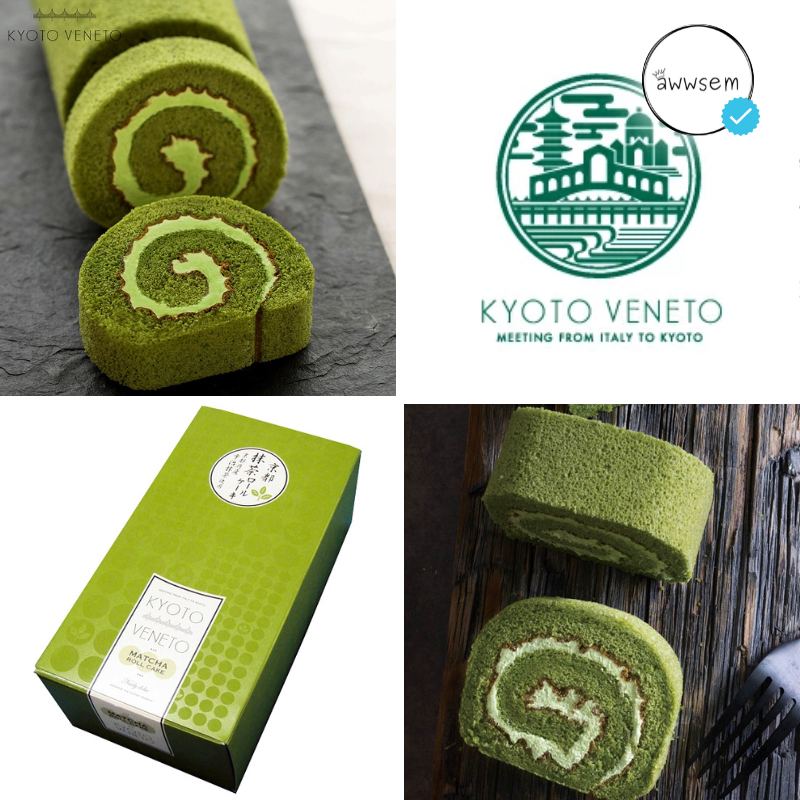 Jual KYOTO VENETO Matcha Roll Cake Original Japan | Shopee Indonesia