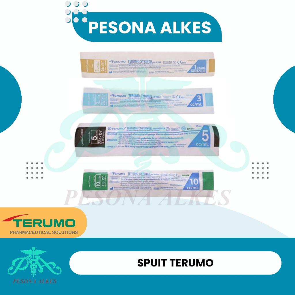 Jual Terumo - Spuit Syringe 1cc 3cc 5cc 10cc Alat Suntikan Terumo Syringe With Needle 10PCS ...