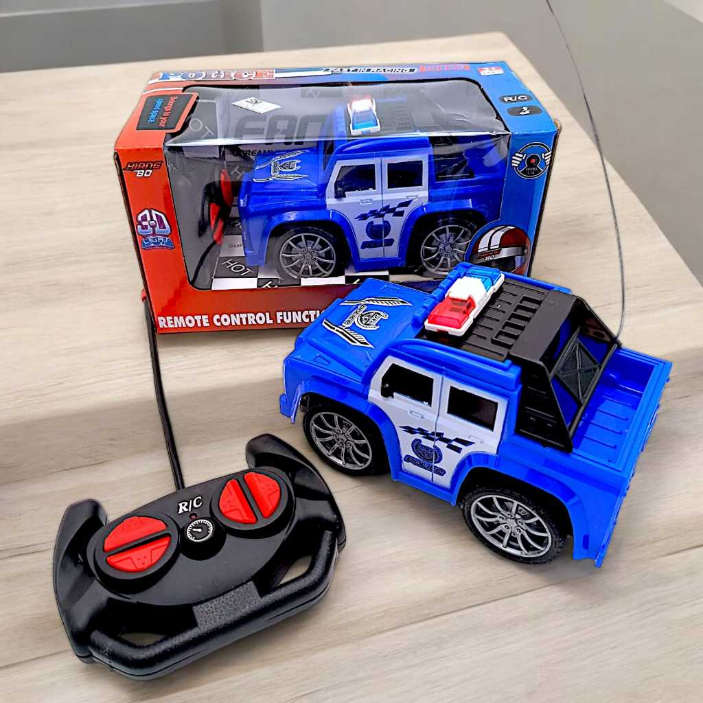 Jual Mainan anak Mobil Remote Control Pickup Mini Polisi Harga Promo ...