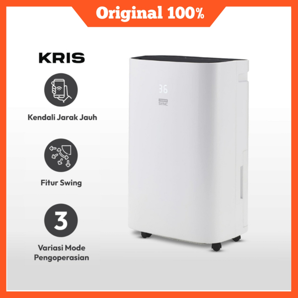 Jual Krisbow Sync 50 Ltr Smart Dehumidifier - Putih | Shopee Indonesia
