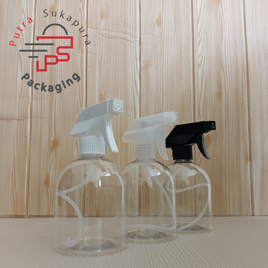 Jual BOTOL SPRAY 500 ML NATURAL / BOTOL SEMPROT 500 ML / BOTOL KISPRAY ...
