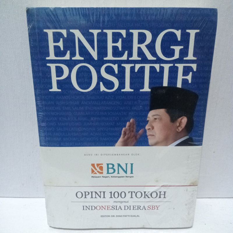Jual Buku Original ENERGI POSITIF OPINI 100 TOKOH MENGENAI INDONESIA DIERA SBY - DR DINO PATTI ...