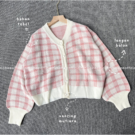 Jual PRETTIEST THINGS KOREAN CARDI // CARDIGAN KOTAK KOREA CROP OVERSIZE BALON GEMOY | Shopee ...