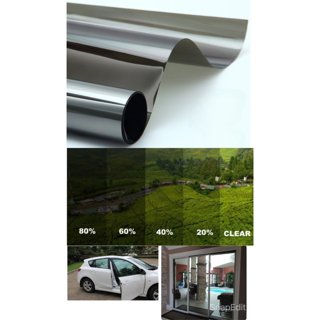 Jual Sticker Kaca Jendela/ Stiker Kaca Film Rumah Cermin One Way/ Kaca ...