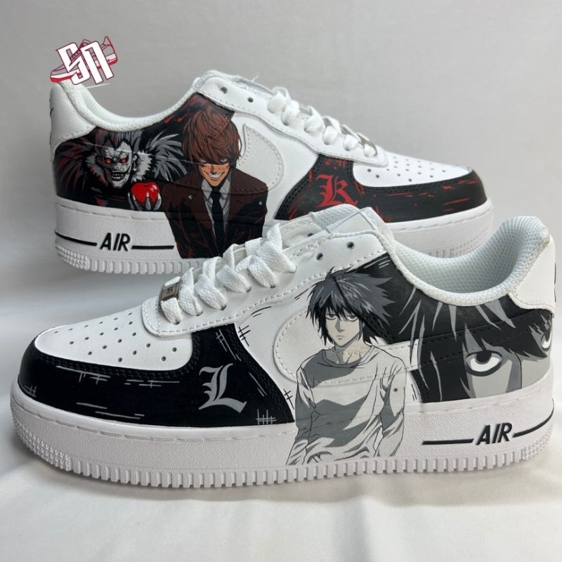 Jual (BISA CUSTOM GAMBAR) AF 1 Custom Death Note Ryuk X L X Light ...