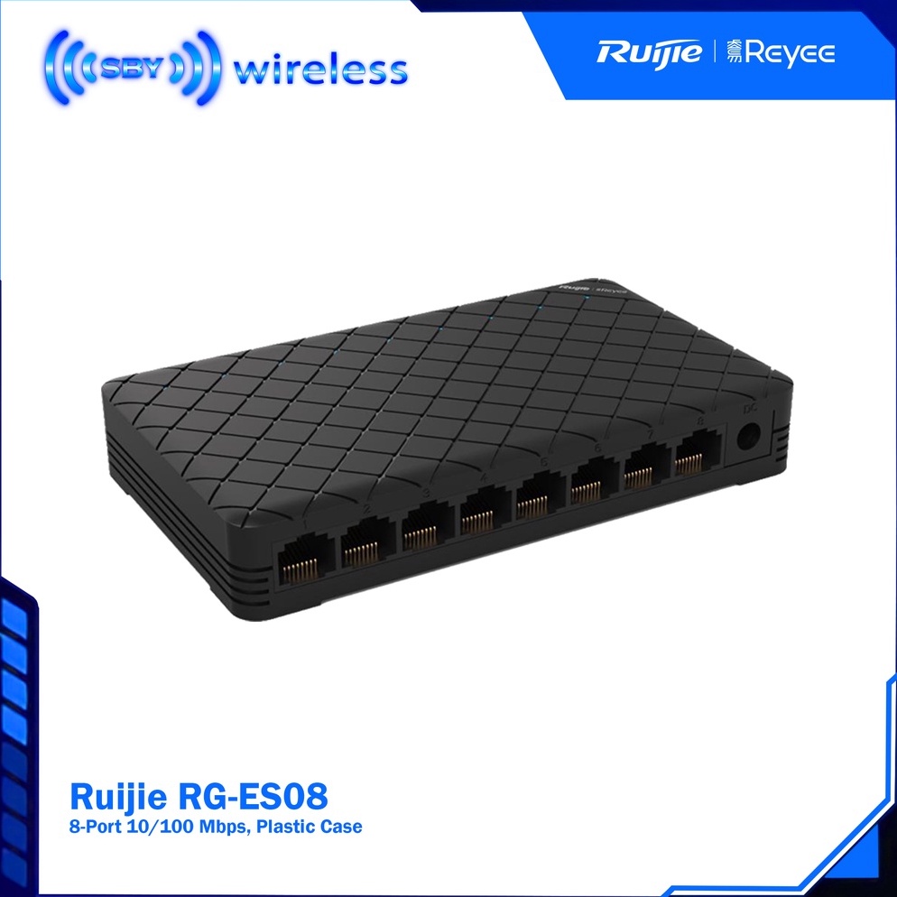 Jual RUijie Reyee RGES8G Switch Hub 8 Port GIGABIT Plastic case g L4U7 ...