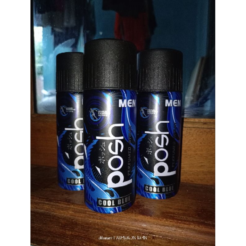 Jual Posh Spray Cologne Men Cool Blue Botol 150ml | Shopee Indonesia