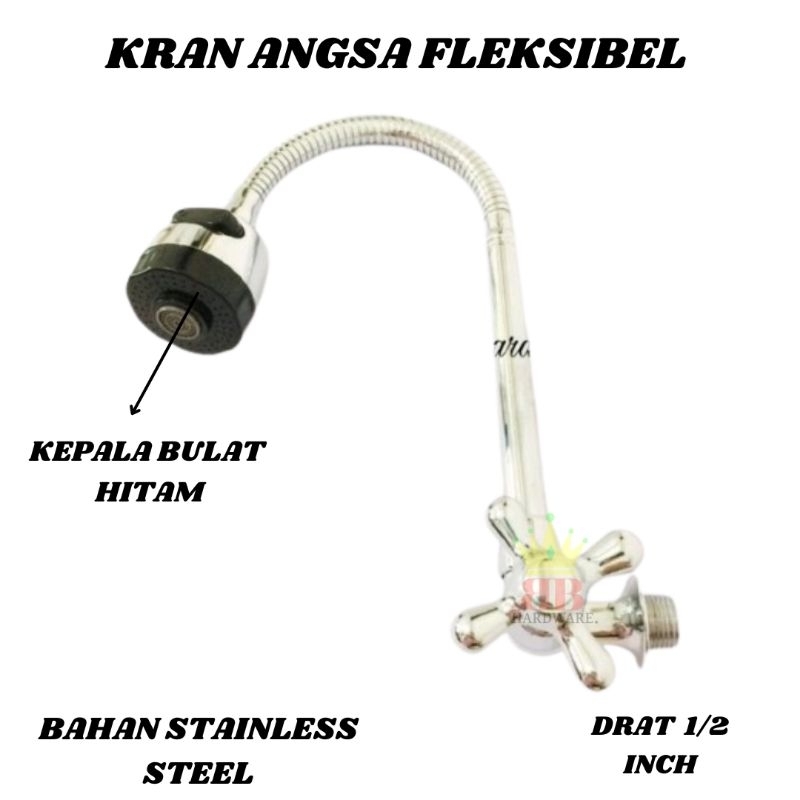 Jual KRAN ANGSA FLX PUTAR (NEW) ON/OF 3506 | Shopee Indonesia