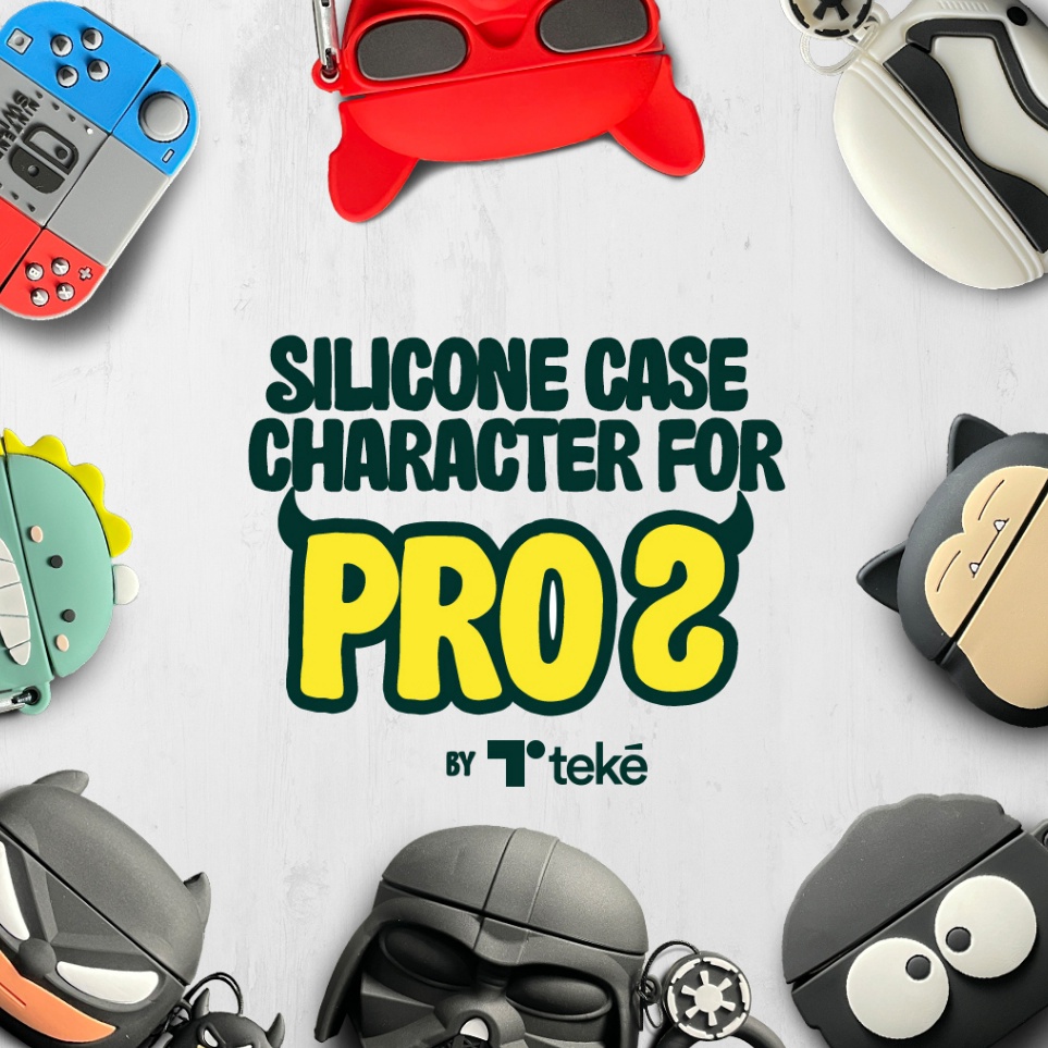 Jual KODE O52J Silicone Case Character for Pro 2 Pro 2nd Generation TWS ...