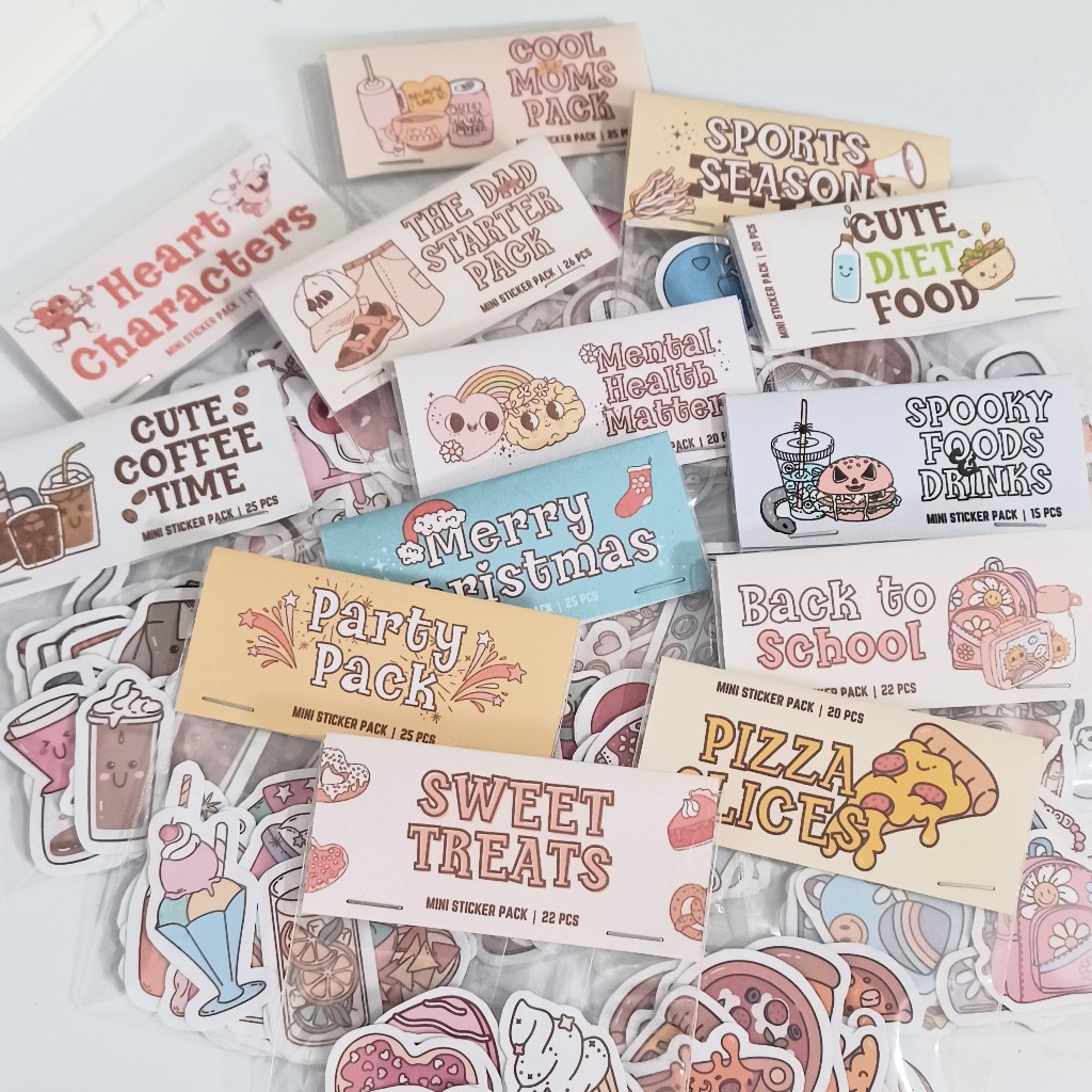 Jual Mini Sticker Pack Collection | Deco Sticker | Shopee Indonesia