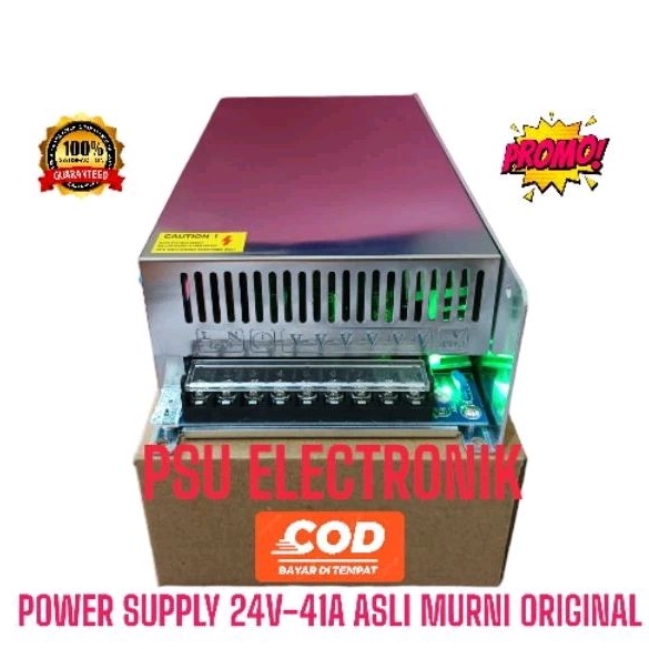 Jual Switching Power Supply PSU 24V 41A High Quality, 24 Volt 41 Ampere Fan | Shopee Indonesia