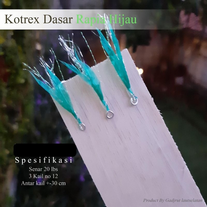 Jual Kotrek Dasaran Rapia Hijau | Shopee Indonesia