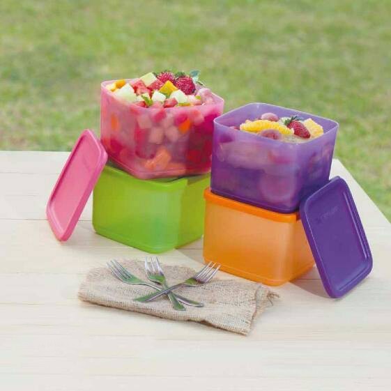 Jual MOMO TUPSHOP - MEDIUM SUMMER FFESH 1L SET OF 4 BY TUPPERWARE NEW ...